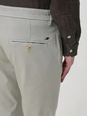 MASON'S Cotton And Wool Blend Chino Trousers