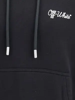 Off-White Cotton Sweatshirt With Logo