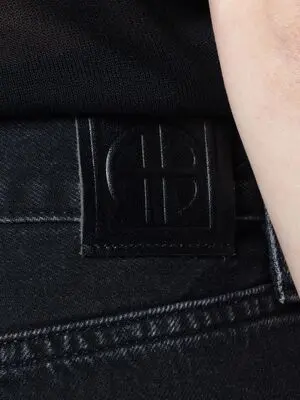 ANINE BING Cotton Denim Shorts
