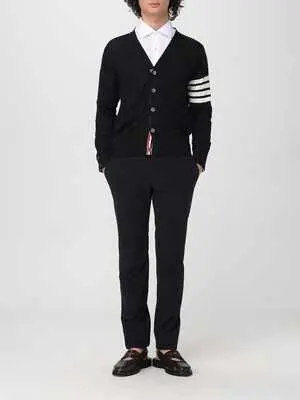 Thom Browne Cardigan With Four-bar Detail