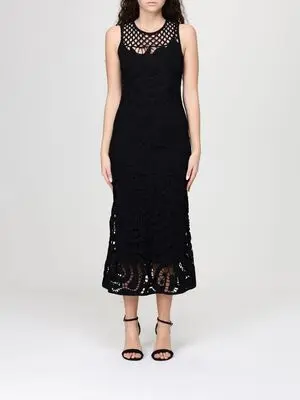 Pinko Crochet Dress - Black