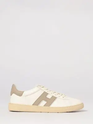 Hogan Low Top Leather Sneakers - Ivory