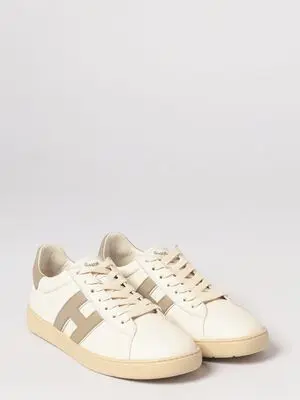 Hogan Low Top Leather Sneakers - Ivory