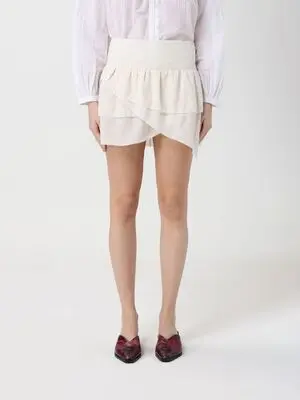 Isabel Marant Étoile Cotton Dejha Mini Skirt - Beige