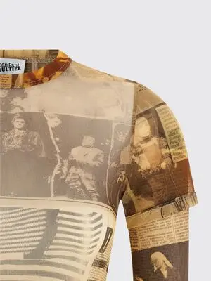 JEAN PAUL GAULTIER Printed Technical Fabric T-shirts