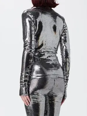 MAISON MARGIELA Metallic Knit Top