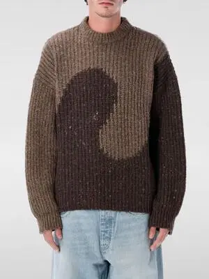 ERL Textured Knit Jumper - Brown