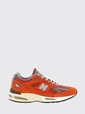 NEW BALANCE Made Inv2 Suede And Mesh Sneakers With Abzorb Sole - Orange
