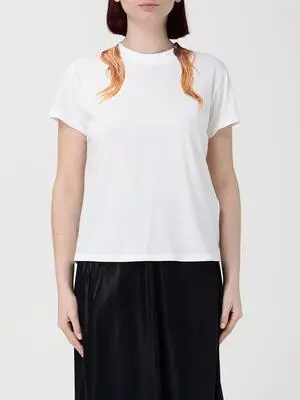 MAISON MARGIELA Printed Cotton T-shirt - White