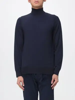 PAOLO PECORA Long Sleeve Turtleneck Jumper - Blue
