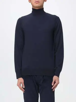 PAOLO PECORA Long Sleeve Turtleneck Jumper - Blue