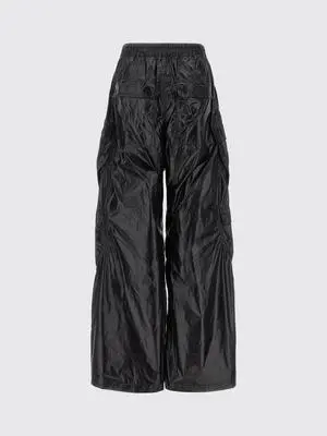 Rick Owens Crinkled Nylon Drawstring High-waisted Cargo Pants - Black