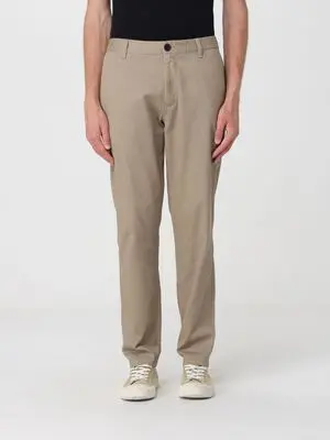 Armani Exchange Slim Fit Stretch Cotton Chino Pants With American Pockets - Beige