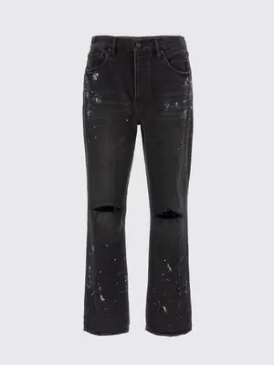 PURPLE BRAND Knee Slit Paint Denim Jeans