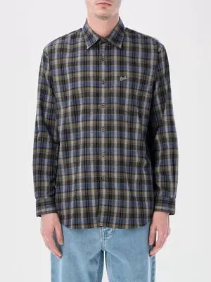 ERL Check Cotton Blend Shirt - Grey