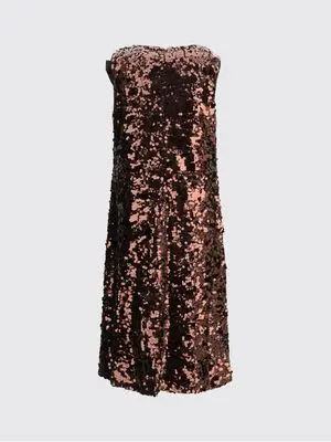 GANNI Sequin Dress With Bow