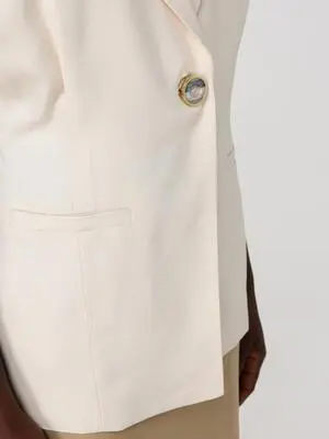 Pinko Sleeveless Tailored Waistcoat - White