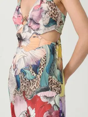 Just Cavalli Floral Print Maxi Dress