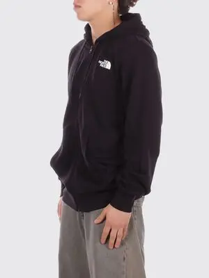 The North Face Cotton Zip Hoodie With Logo - Black