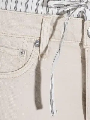 RAG&BONE Cam High-waisted Wide-leg Cotton Denim Jeans With Drawstring