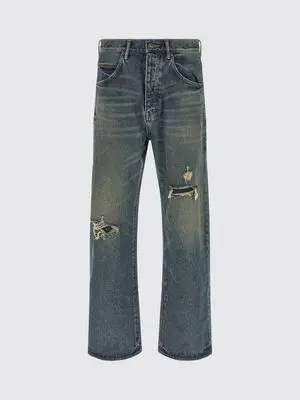 PURPLE BRAND Distressed Denim Straight Jeans