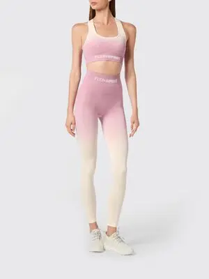 PLEIN SPORT Two Tone Cropped Sports Top