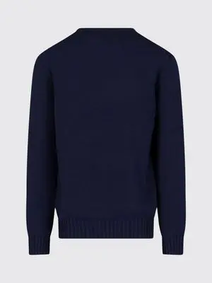 Polo Ralph Lauren Graphic Print Cotton Crewneck Sweater - Blue