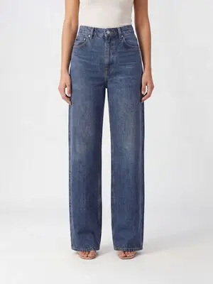 RAG&BONE Andi High-waisted Flared Cotton Denim Jeans With Five Pockets - Blue