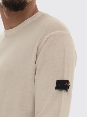Peuterey Crew Neck Jumper In Pure Cotton