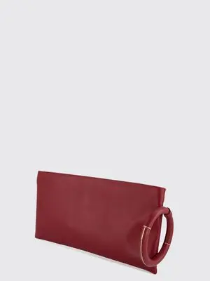 TOM FORD Aura Leather Clutch - Ruby