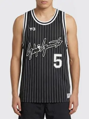 Y3 Recycled Polyester Tank Top With Logo - Black