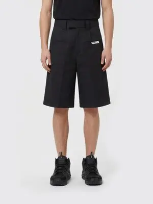 Gcds Stretch Cotton Shorts - Black