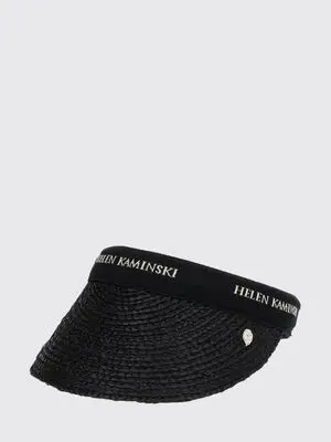Helen Kaminski Raffia Visor - Black