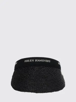 Helen Kaminski Raffia Visor - Black