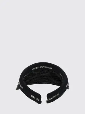 Helen Kaminski Raffia Visor - Black