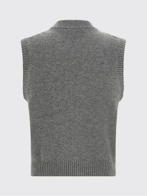 GANNI Wool Vest With Logo