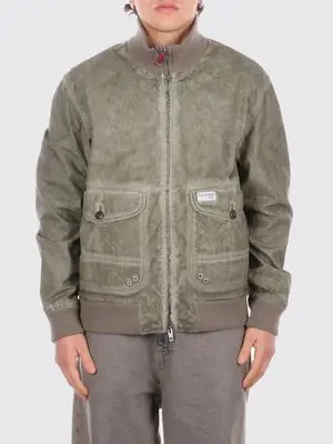 FAY Bomber In Cotton And Nylon Canvas - Kiwi