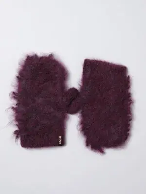 Sunnei Knitted Mittens - Violet