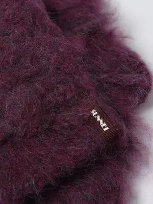 Sunnei Knitted Mittens - Violet