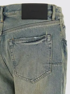 PURPLE BRAND Hadley Vintage Straight Distressed Denim Jeans