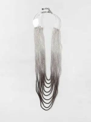Emporio Armani Multistrand Necklace - Grey