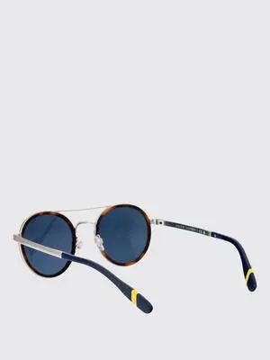 Polo Ralph Lauren Round Frame Sunglasses With Tortoiseshell Detail - Brown