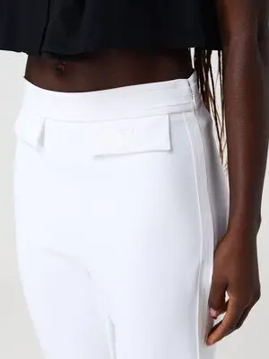 Elisabetta Franchi Crepe Cropped Trousers - Ivory