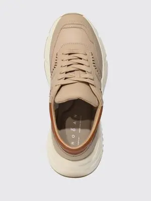 Hogan H669 Nappa Leather Sneakers - Beige