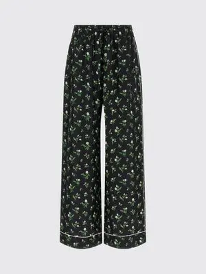 Dolce & Gabbana Floral Print Satin Palazzo Trousers