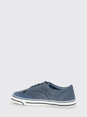 Dolce & Gabbana Canvas Lace-up Sneakers - Gnawed Blue