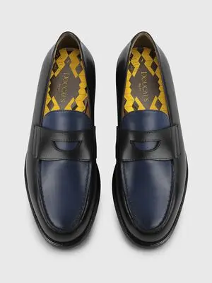 DOUCAL'S Leather Loafers - Black