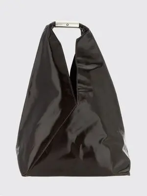 MAISON MARGIELA Japanese Smooth Leather Handbag With Iconic Stitching - Brown