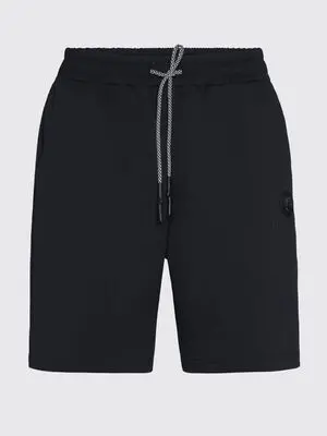 PLEIN SPORT Technical Stretch Fabric Jogging Shorts - Black