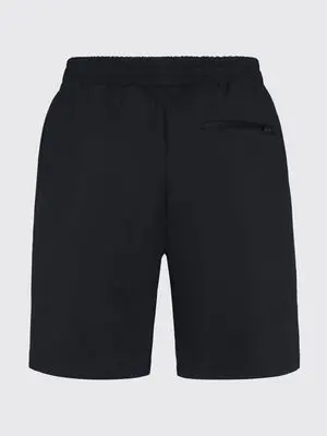 PLEIN SPORT Technical Stretch Fabric Jogging Shorts - Black